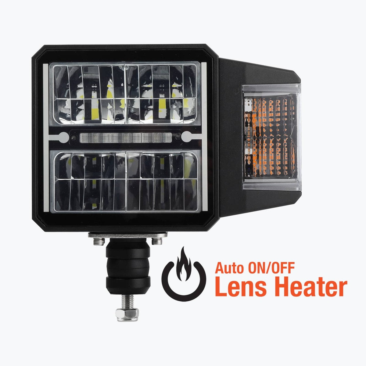 Uni-Bond Lighting Heated Lens LED Snow Plow Light | UNI-LWP6800H ...