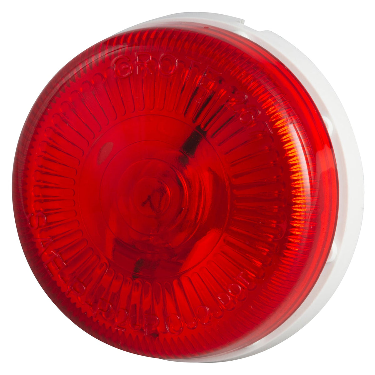CLR/MKR Lamp, Red, Round Surface-Mount, Single Bulb