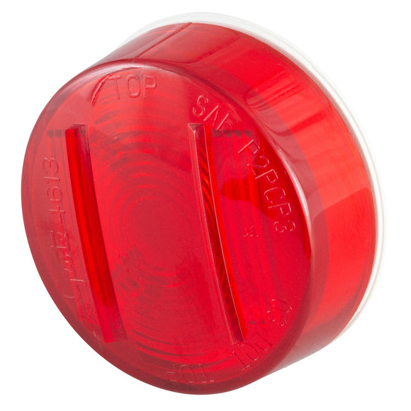 CLR/MKR Lamp, 2", Red, Mkr Lamp, Supernova® LED, PC Rated