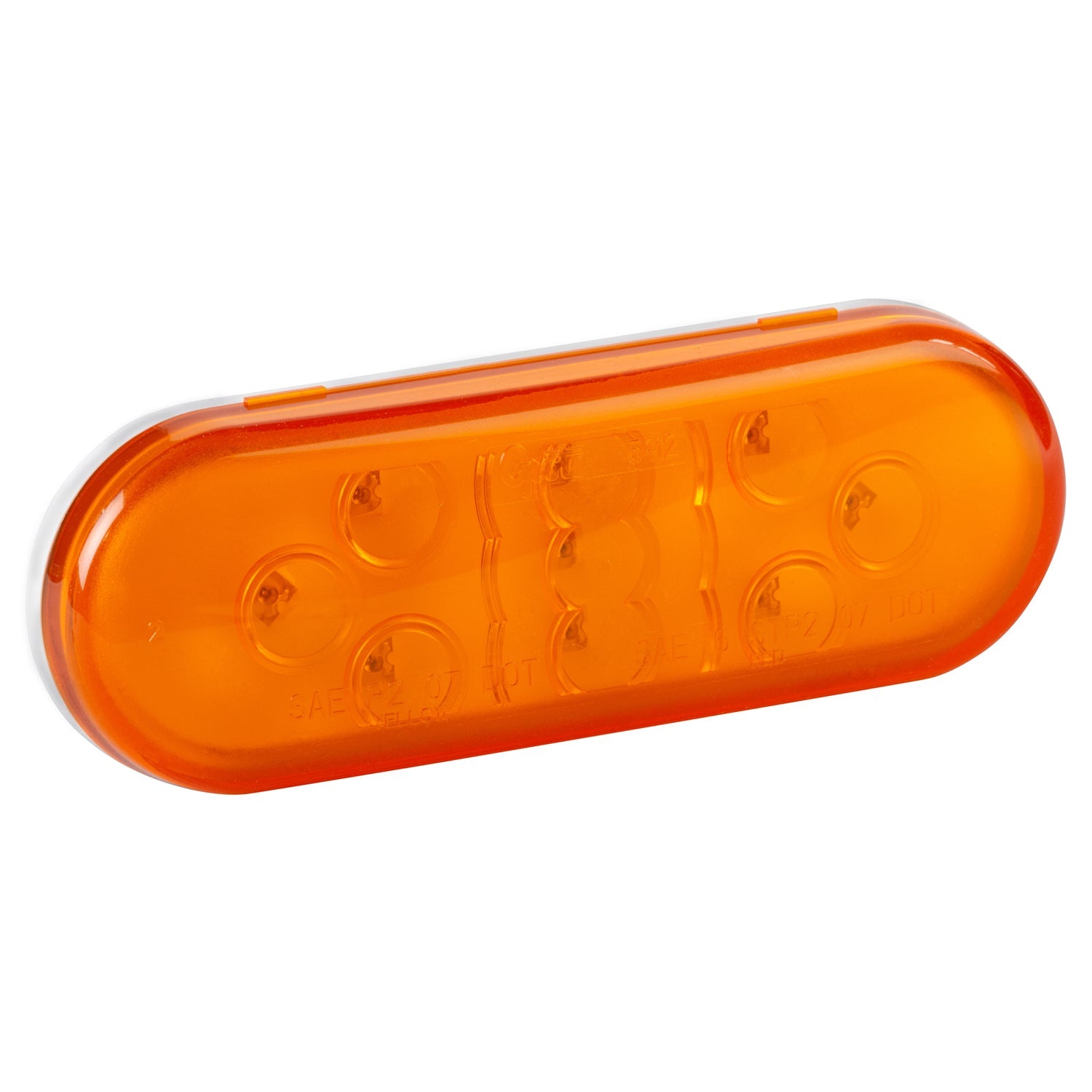 STT Lamp, Yellow, Oval, LED, W/Hard Shell Connector, 9 Diode | 54143 ...