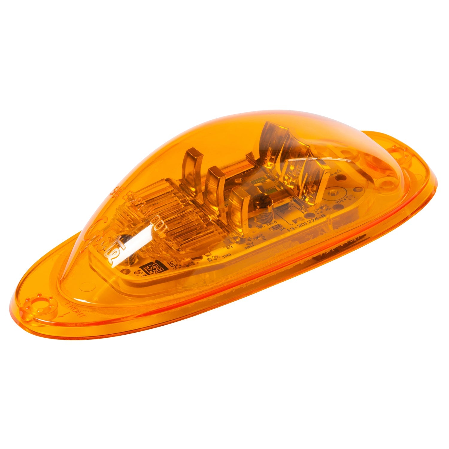STT Lamp, Yellow, LED, Side Turn Lamp, Oval, Surface Mount, Amp ...
