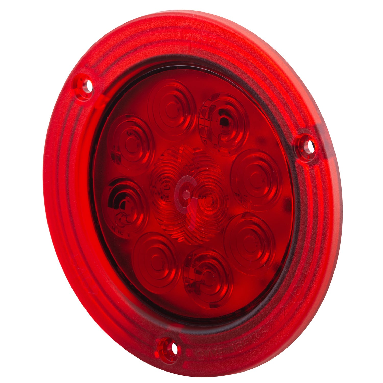 STT Lamp, 4", Red, Supernova® LED, 10 Diode W/Integrated Flange | 54622 ...