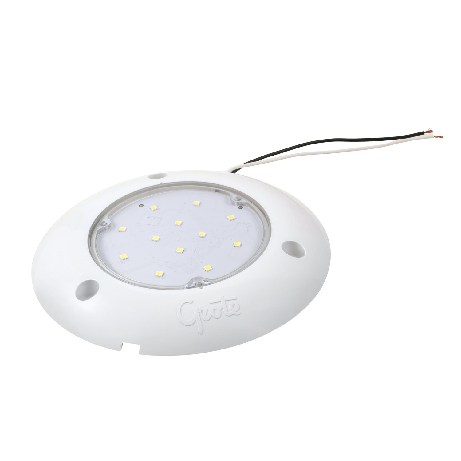 Dome/Interior, Clear, LED, Dome Lamp Assembly, 12/24 Volt, W/O Motion ...