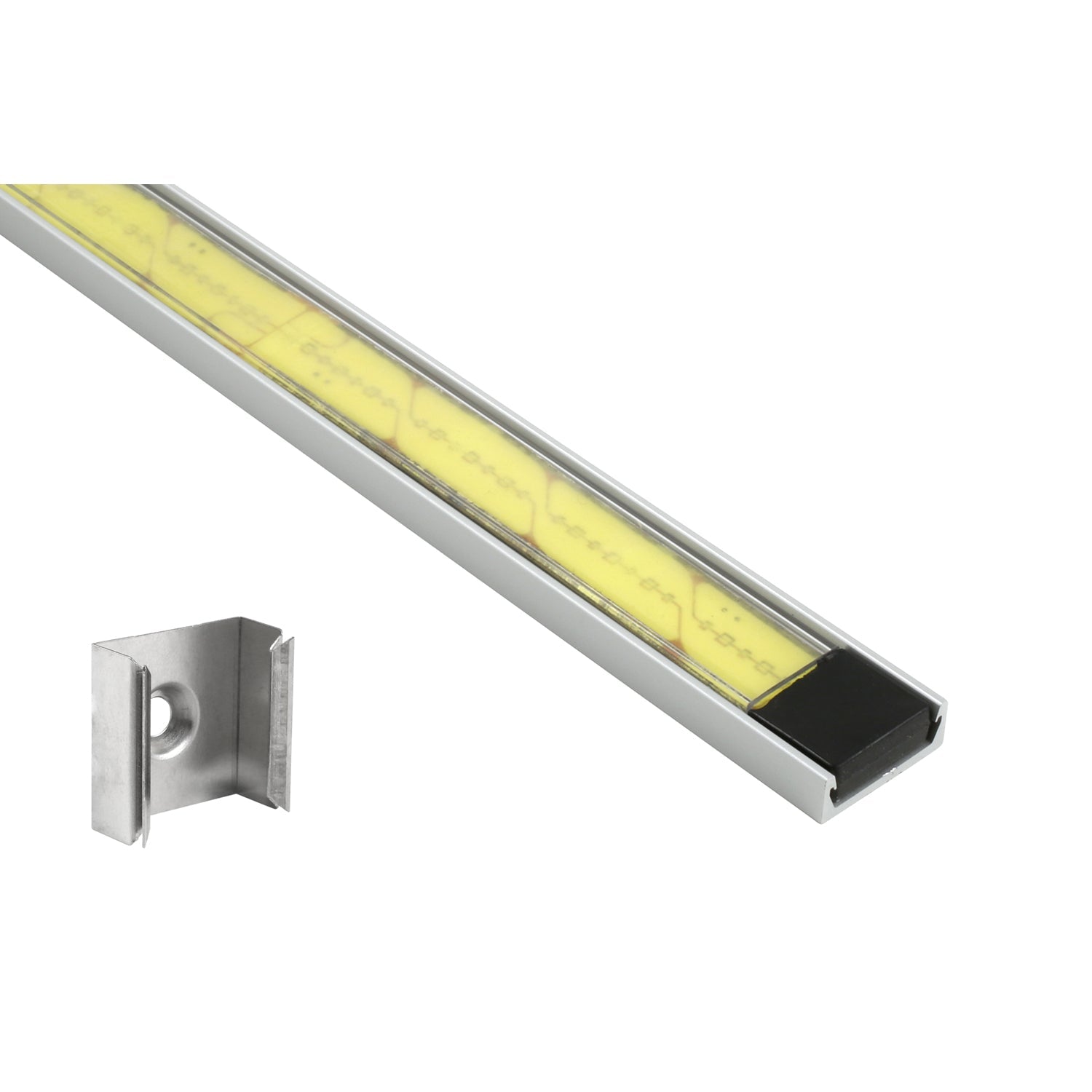 Xtl¬Æ Lighting Strip, Extreme White, W/Flat Extrusion, Clear Lens ...