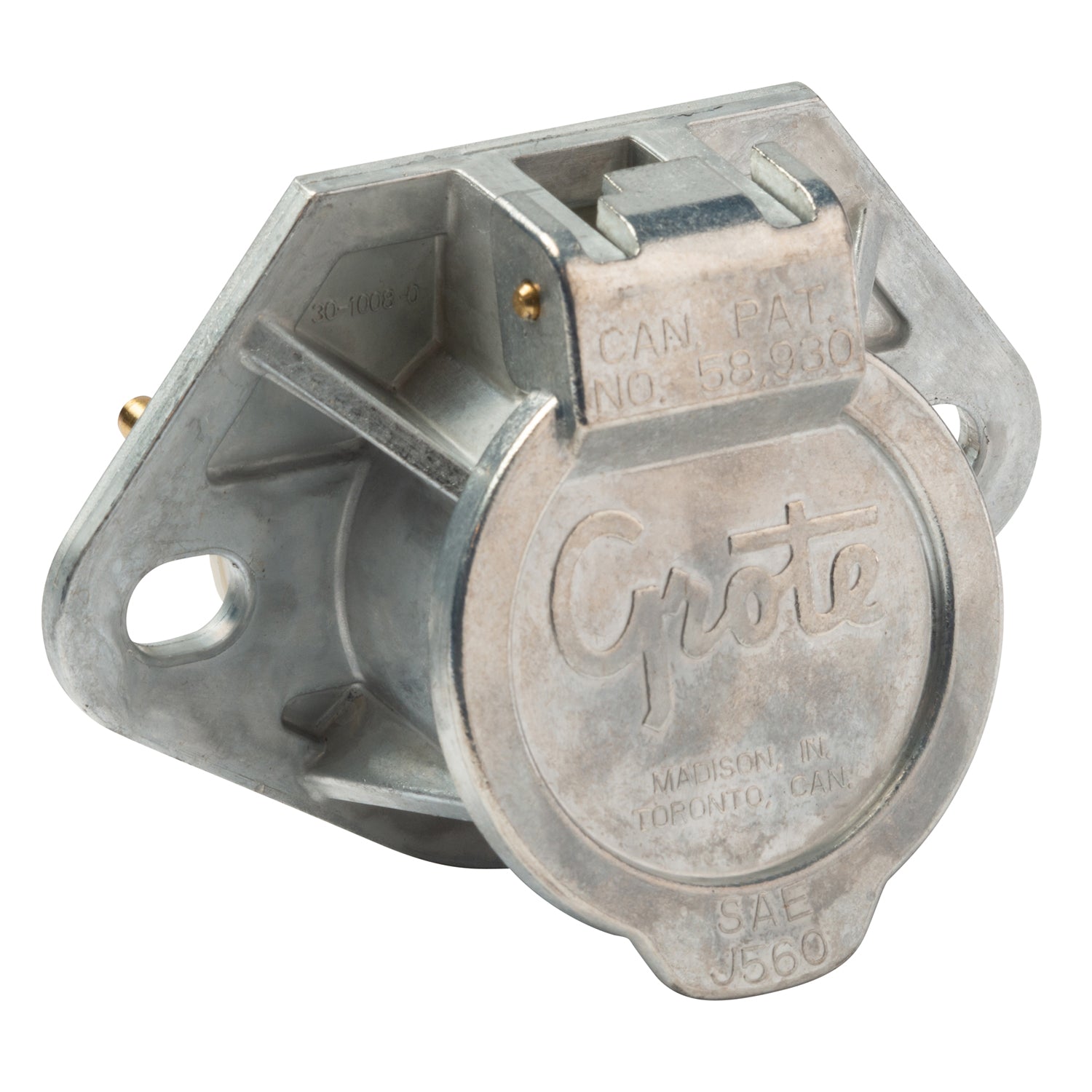 Trailer Wiring, Receptacle Only, Ultra Pin Receptacle, 2-Hole Mnt ...