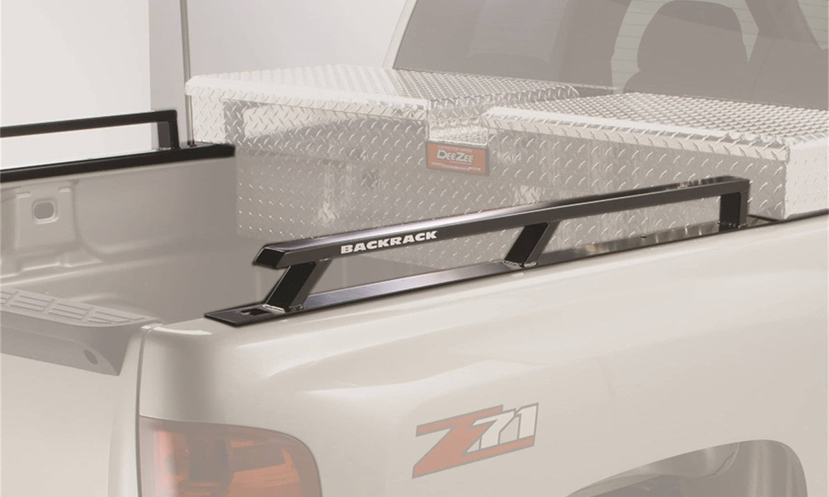 Chevrolet Silverado BackRack Black Steel Tool Box Side Rails for 2020 ...
