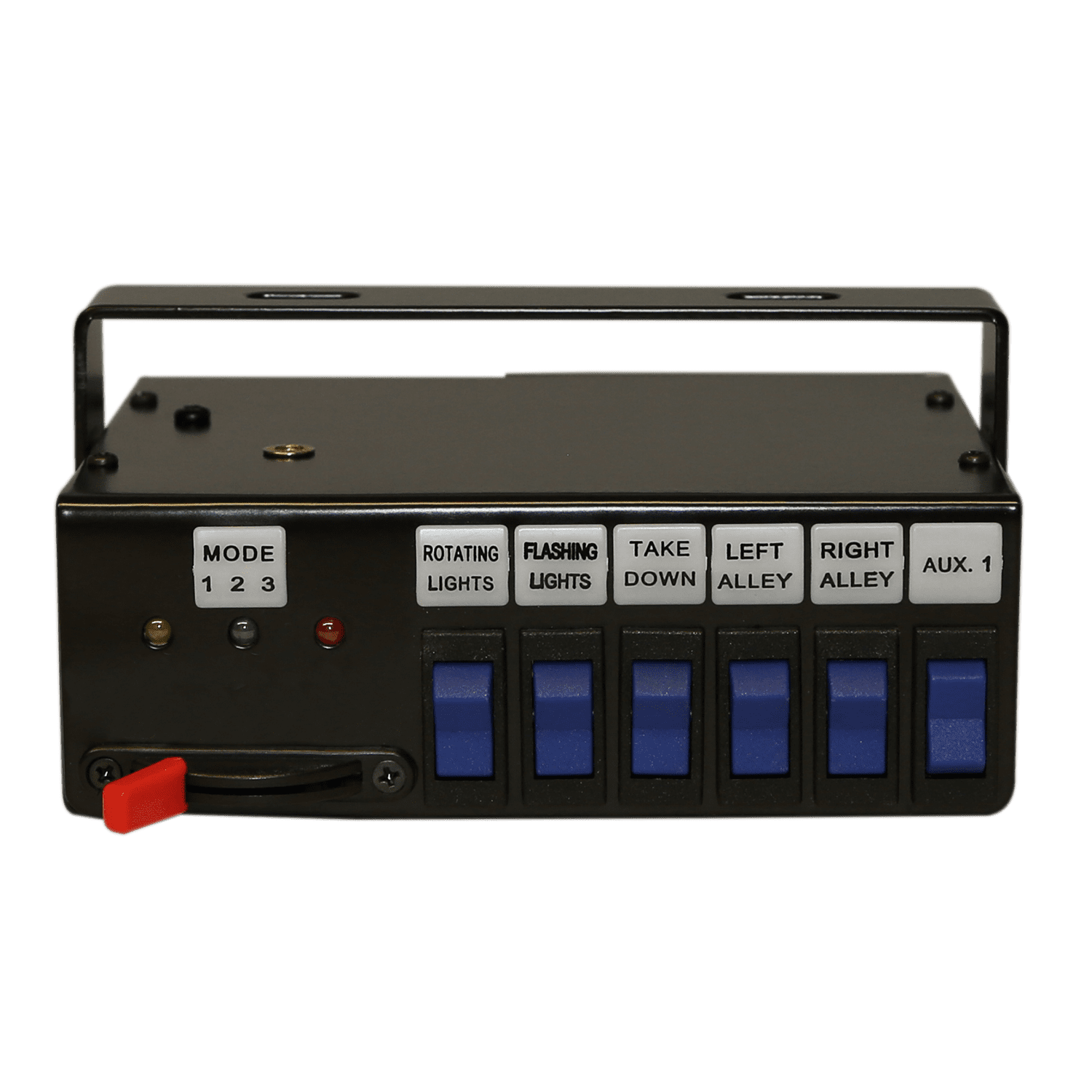 Switchbox: 3 level progressive slide and 6 rocker switches, 12VDC ...